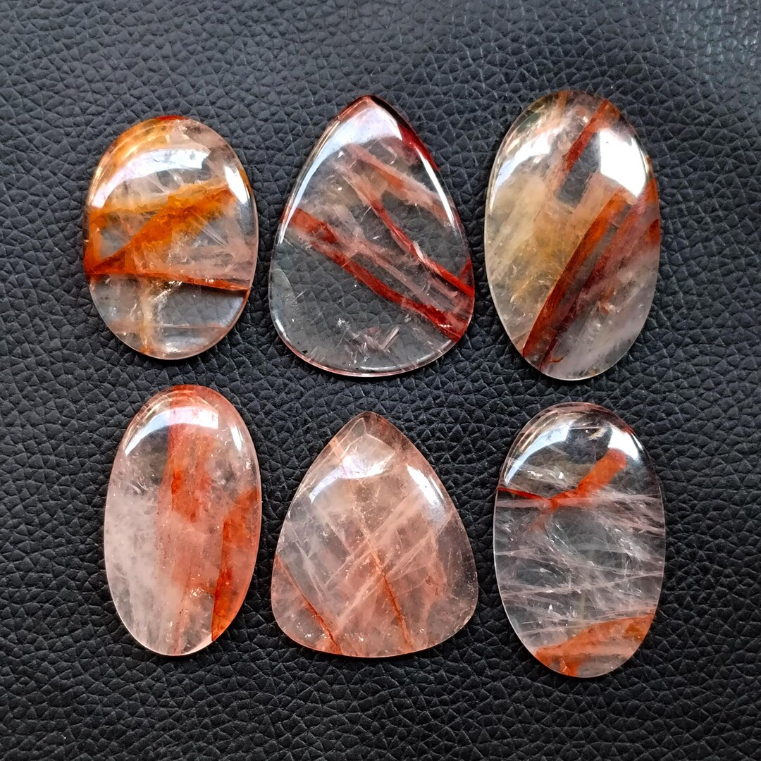 Cherry Quartz Cabochon, Natural Cherry Quartz Crystal Stone, Cherry ...