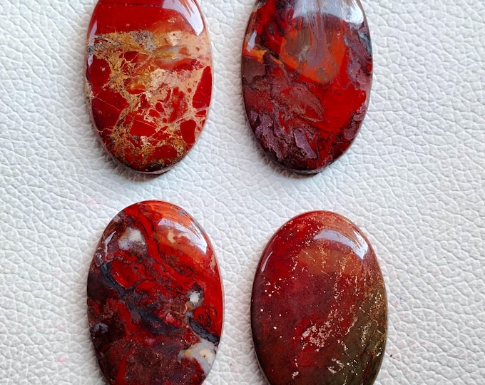 Red Jasper Loose Gemstone, Red Jasper Cabochon, Natural Red Jasper ...