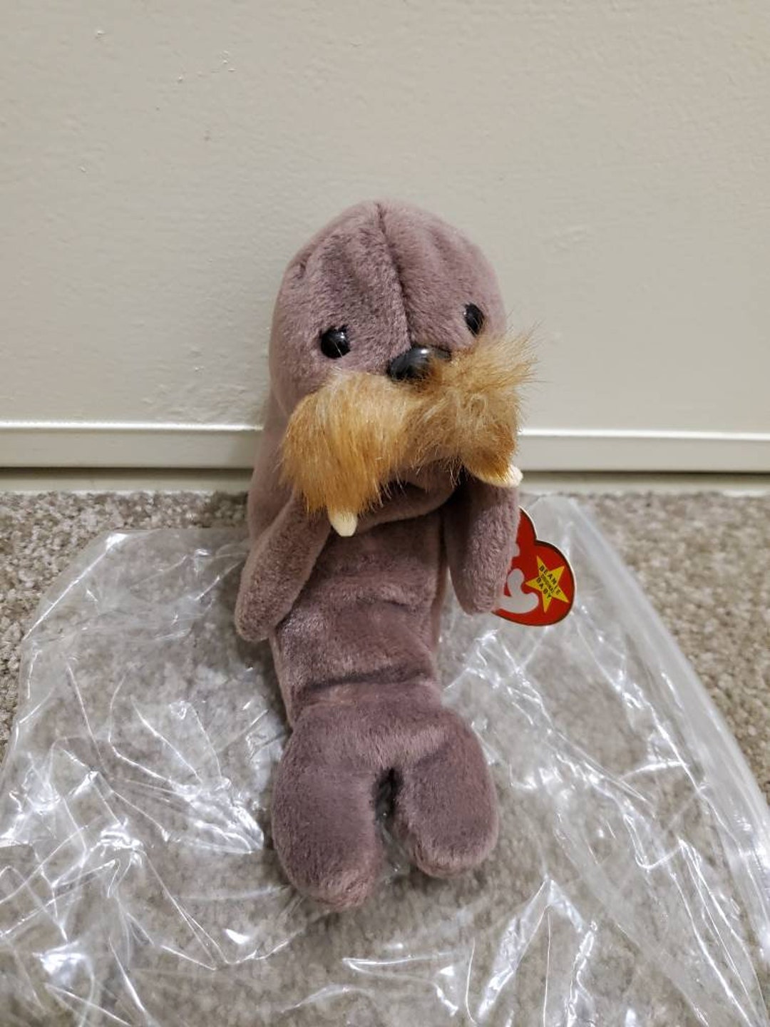 Jolly the Walrus Rare Ty Beanie Baby 1st Generation PVC Pellets - Etsy