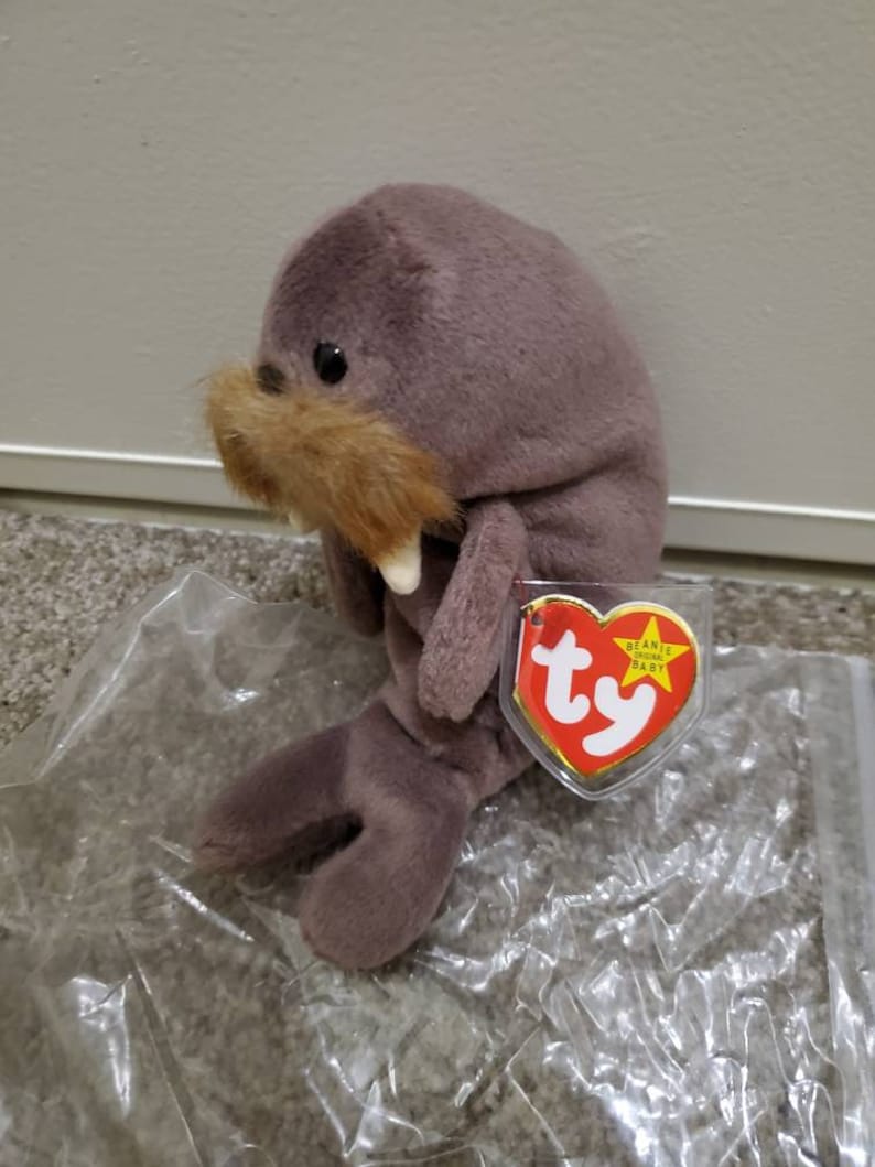 Jolly the Walrus Rare Ty Beanie Baby 1st Generation PVC Pellets - Etsy