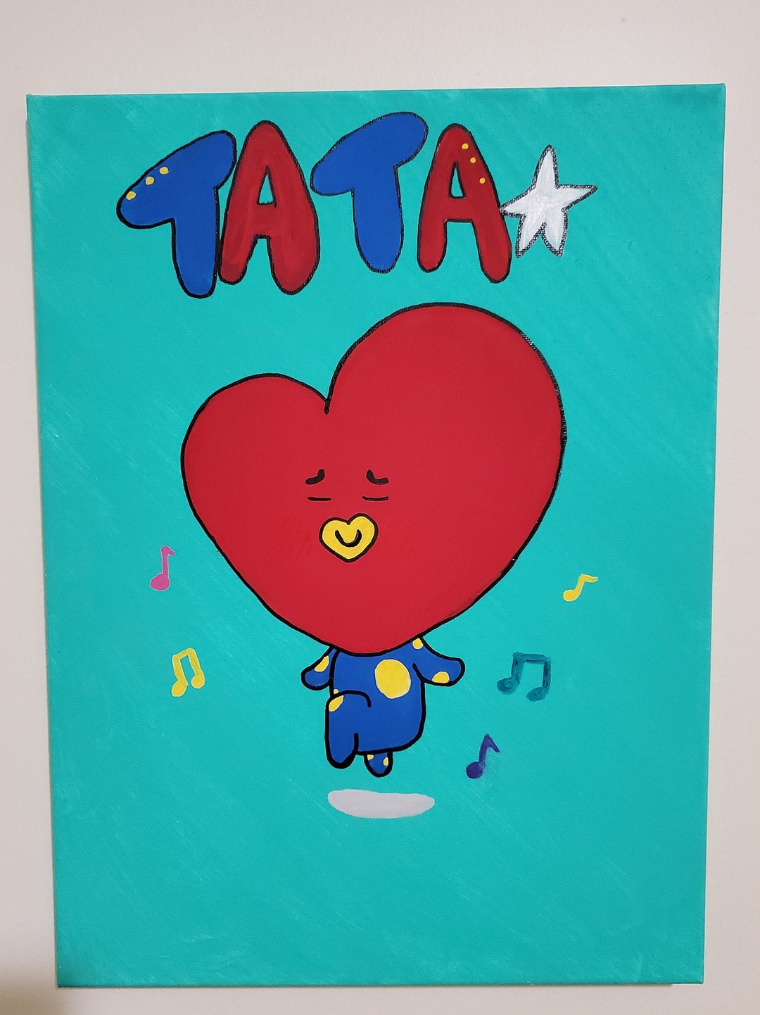 BTS Taehyung BT21 Line Friends TATA - Etsy