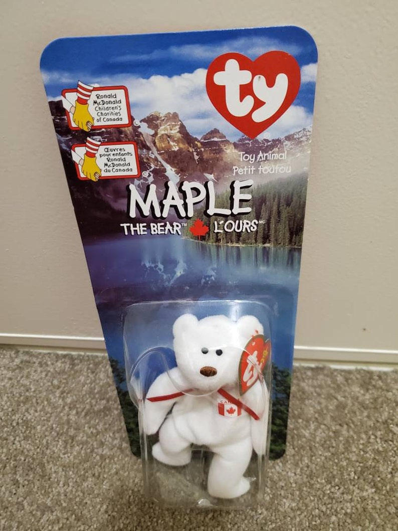 1999 Mcdonalds the Bear Ty Beanie Baby Collection Rare Boxed Unopened ...