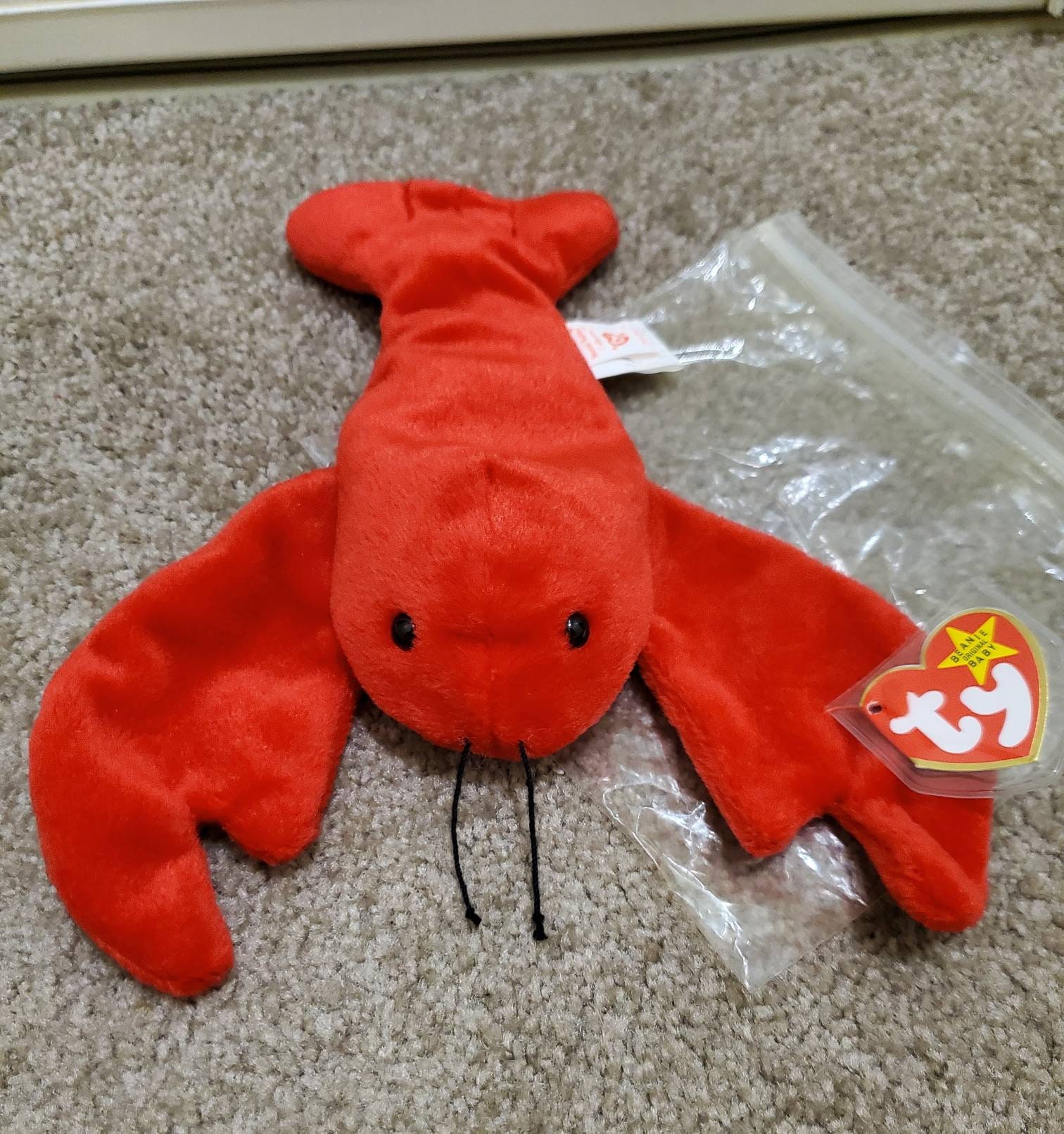 Pinchers the Lobster Rare 1st Generation Ty Beanie Baby - Etsy