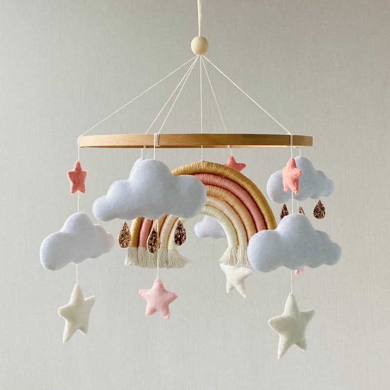 Rainbow Mobile - Etsy