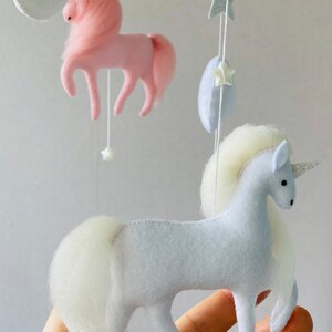 Unicorn Baby Mobile for Girl, Unicorn Nursery, Crib Mobile, Baby Shower ...