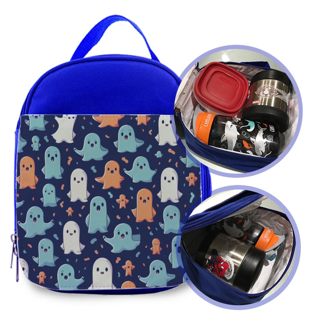 Ghosts Cute Spooky Ghost Halloween Pattern 4 Kids Custom Lunch - Etsy