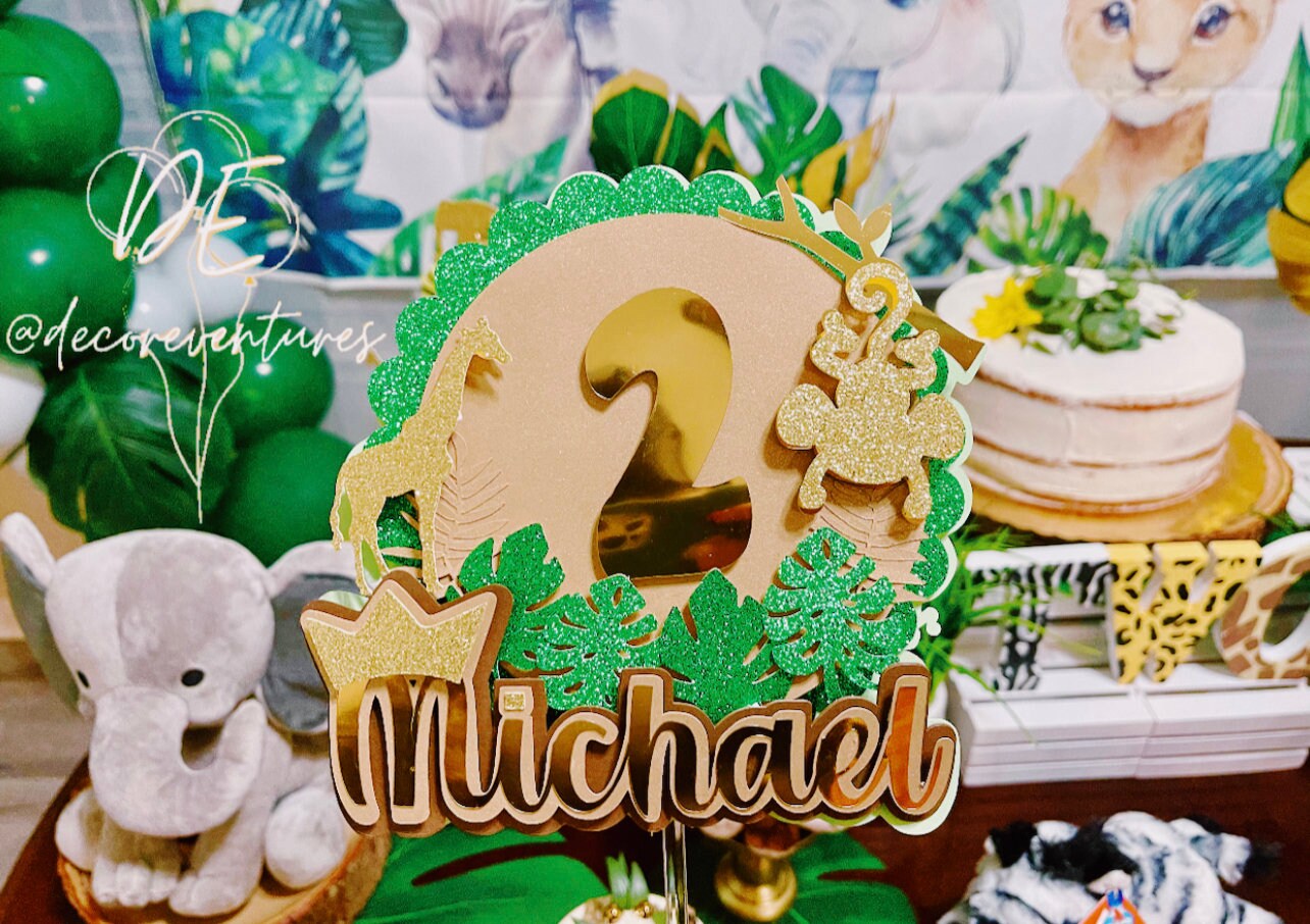 Safari Cake Topper - Etsy