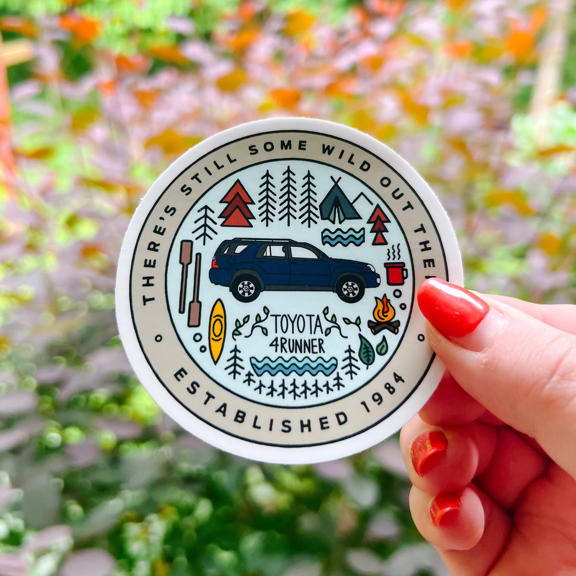 Outdoorsy Toyota 4runner Sticker - Original - Etsy