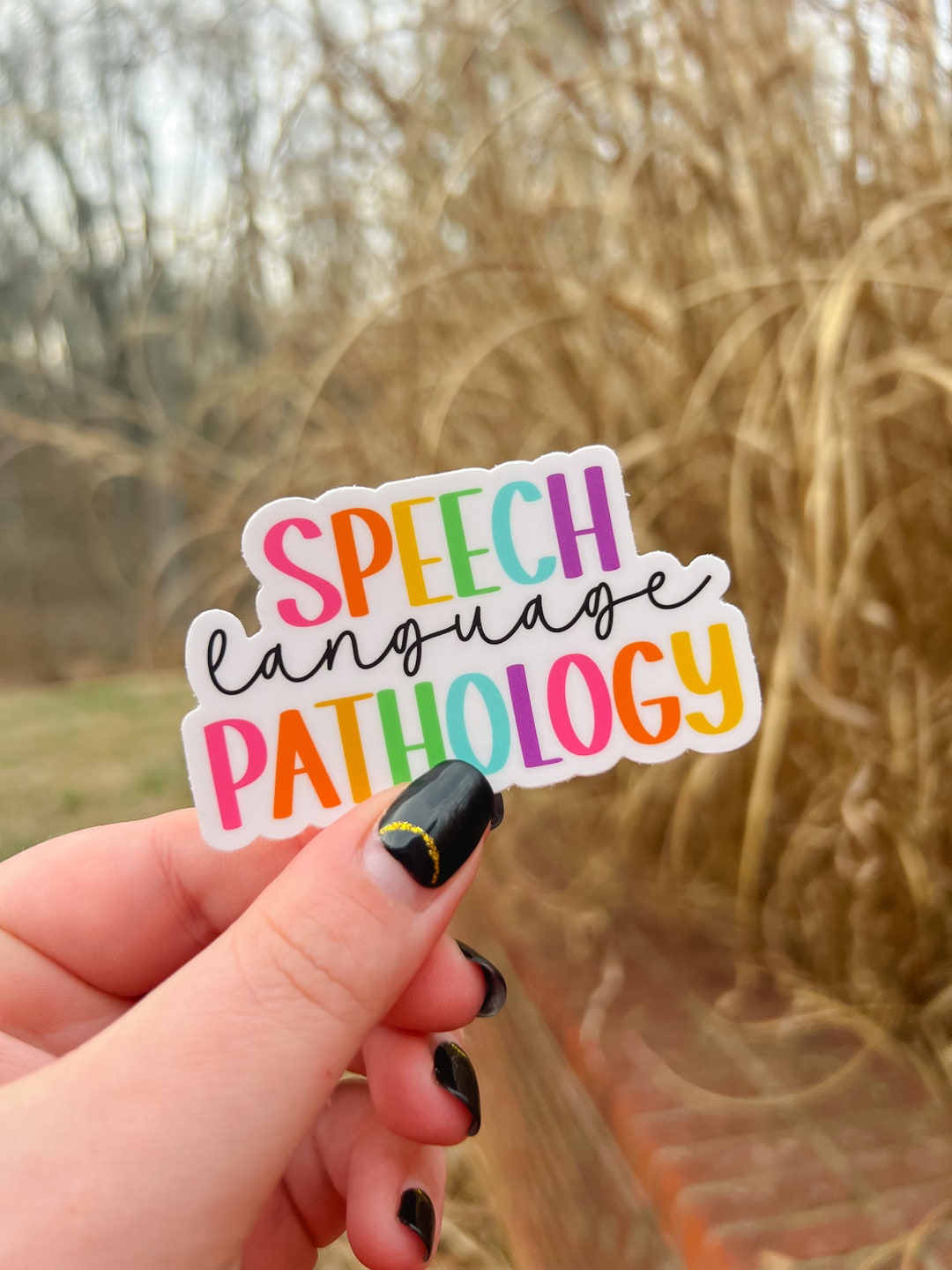 Speech Language Pathology - Die Cut Sticker - Etsy