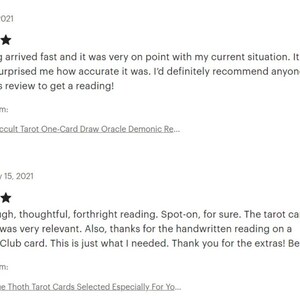 Thoth Tarot Deck Single Draw Spread One-card Reading SAME DAY With ...