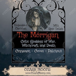 The Morrigan Celtic Goddess of War, Battle, Death, and Witchcraft Wax ...