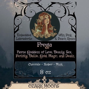 FREYJA Aka FREYA 8 Oz Norse Goddess of Love, Magic, and War With ...