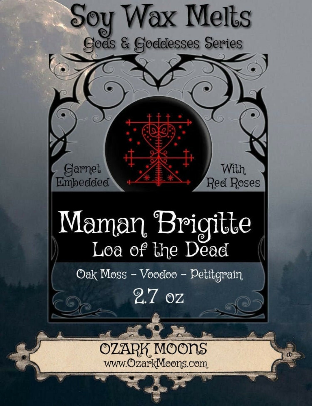 MAMAN BRIGITTE Loa of the Dead Ritual Offering Wax Melts and Candles ...