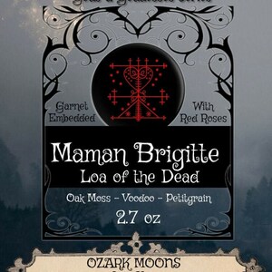 MAMAN BRIGITTE Loa of the Dead Ritual Offering Wax Melts and Candles ...