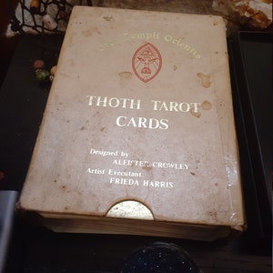 Three-card Thoth Tarot Card Reading for Insight and Prophecy Virtual ...
