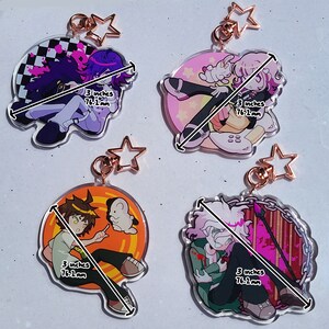 Danganronpa Kokichi Oma Acrylic Keychain - Etsy