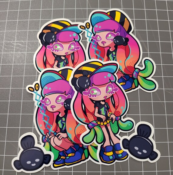 Splatoon 3 Harmony Sticker Bundle Paruko - Etsy