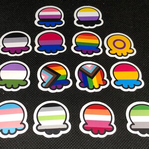 SPLATOON PRIDE STICKERS octo - Etsy