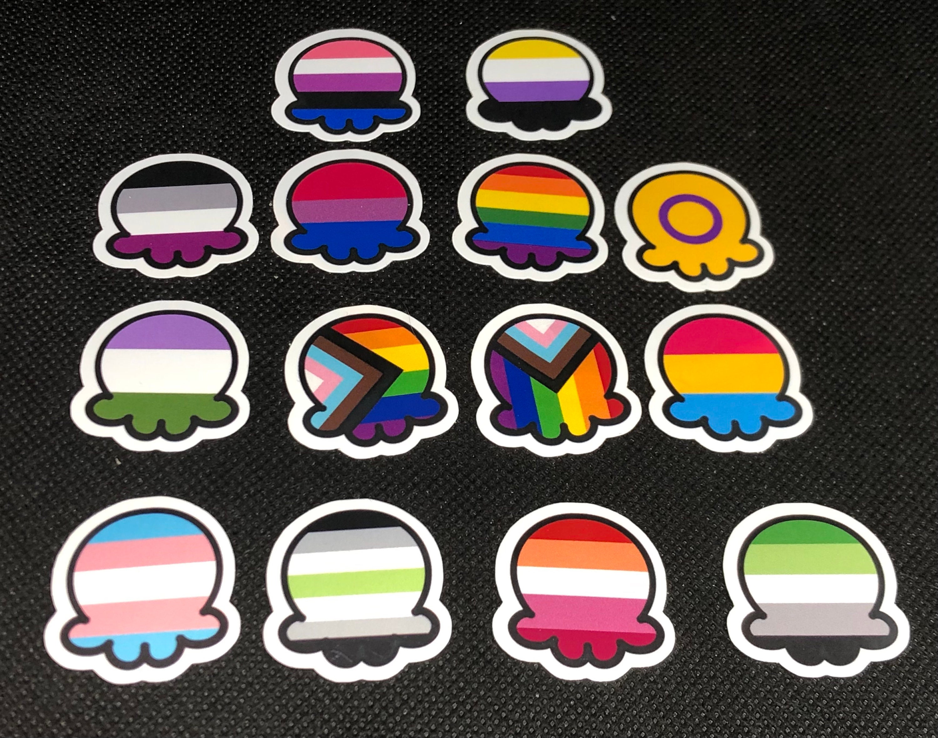 SPLATOON PRIDE STICKERS octo - Etsy
