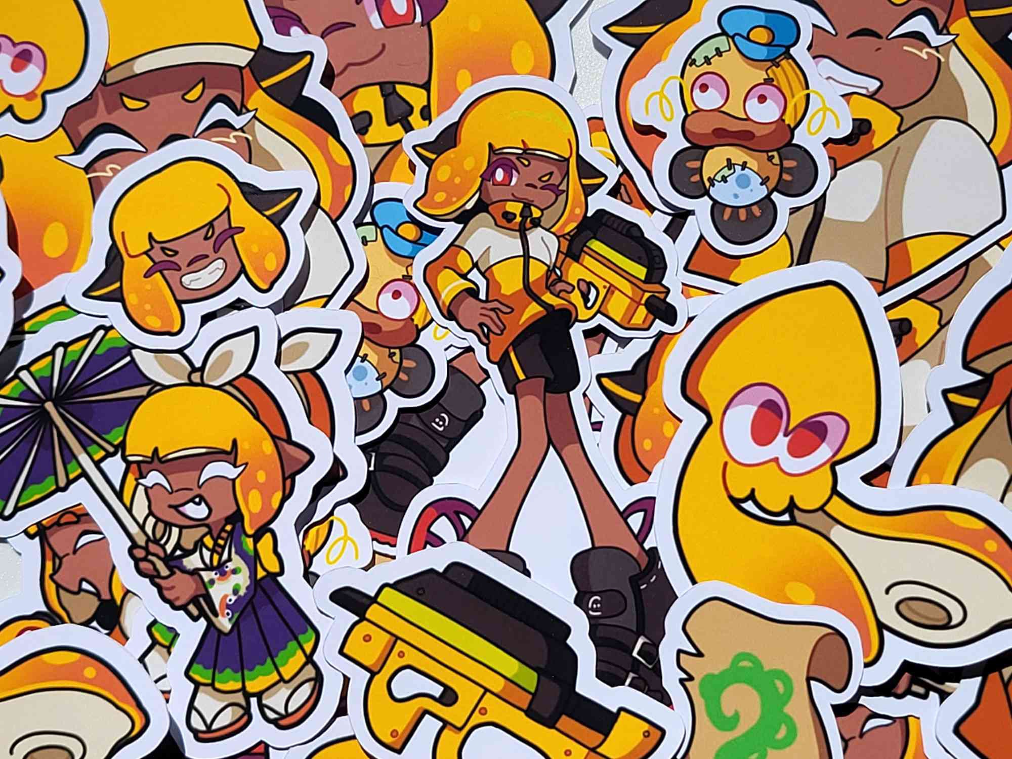 Splatoon Agent 4 Sticker Pack - Etsy