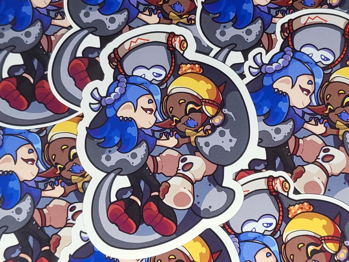 Splatoon 3 Deep Cut Sticker - Etsy