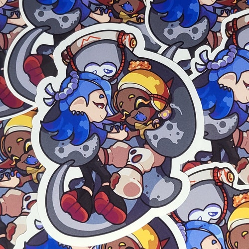 Splatoon 3 Deep Cut ANIMATED EMOTES for Twitch/discord Frye - Etsy