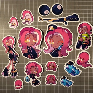 Splatoon Agent 8 Sticker Pack - Etsy UK