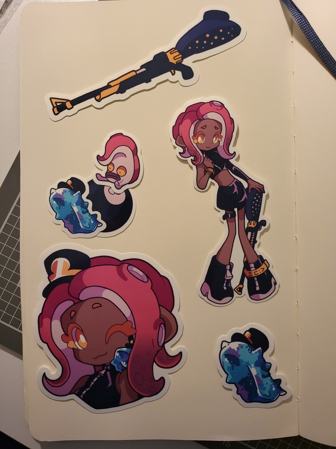 Splatoon Agent 8 Sticker Pack - Etsy