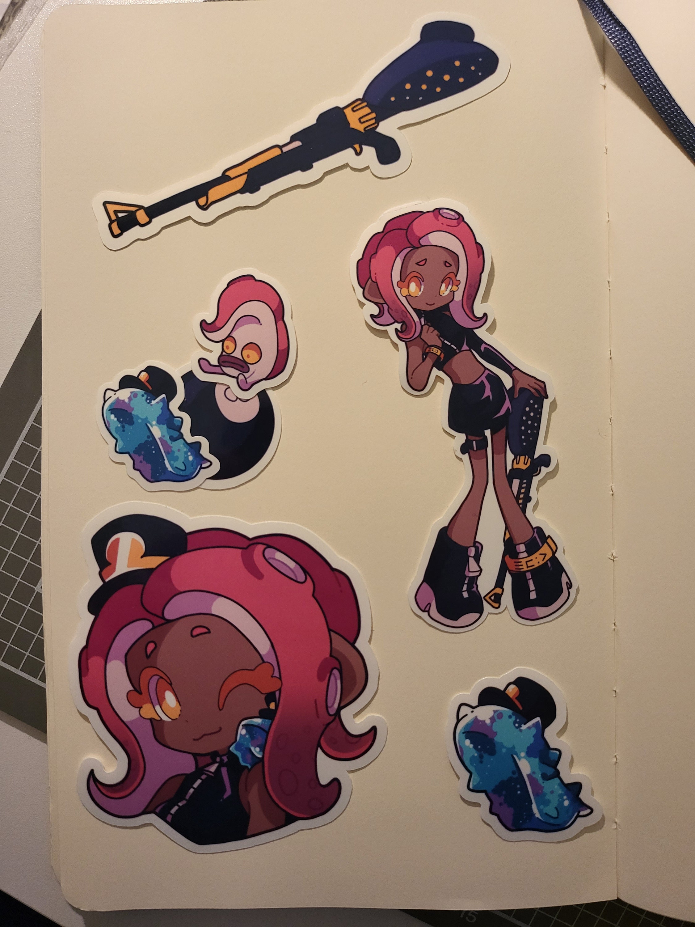 Splatoon Agent 8 Sticker Pack - Etsy