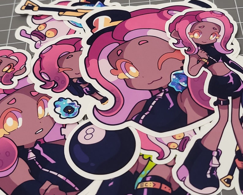 Splatoon Agent 8 Sticker Pack - Etsy