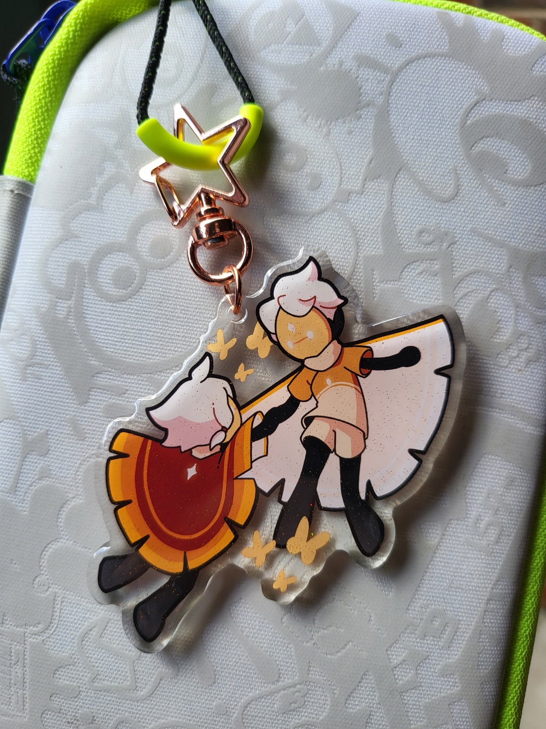 Sky: Children of the Light Moth Glitter Acrylic Keychain - Etsy