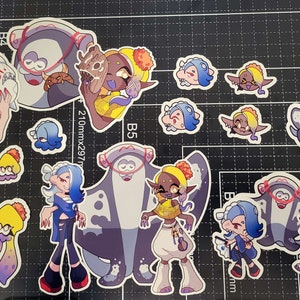 Splatoon Deep Cut Sticker Pack Shiver Frye Big Man - Etsy