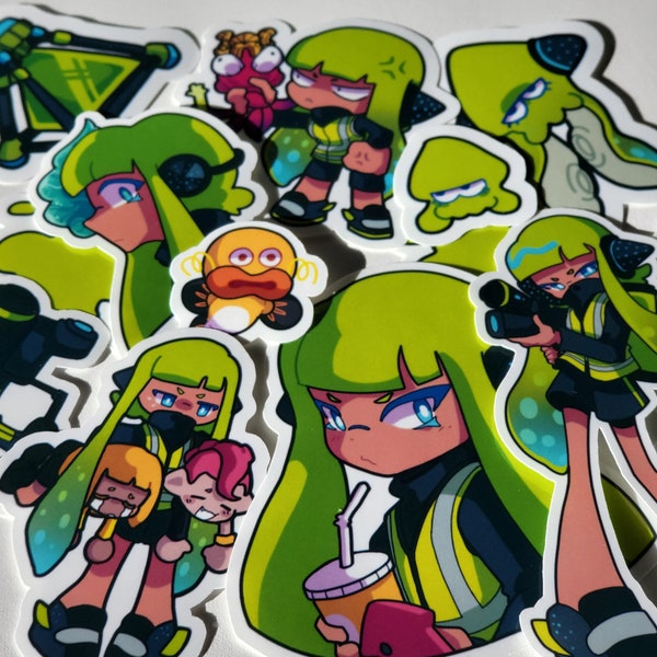 Splatoon 3 Stickers - Etsy