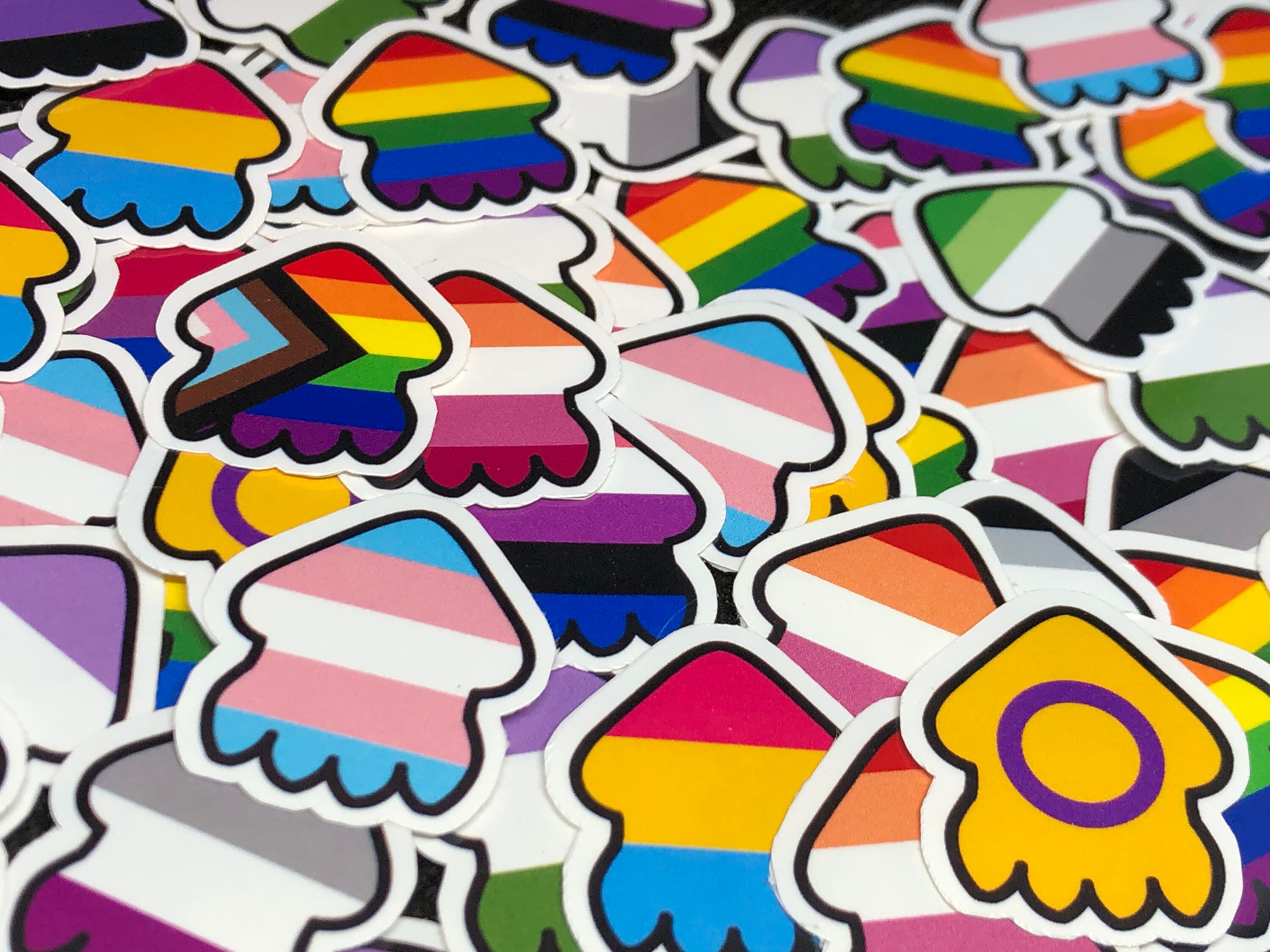 SPLATOON PRIDE STICKERS | Etsy