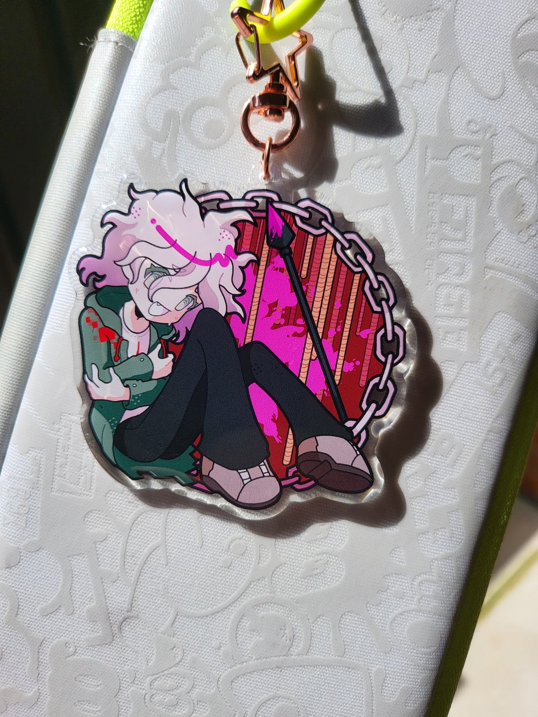 Danganronpa Nagito Komaeda Acrylic Keychain - Etsy