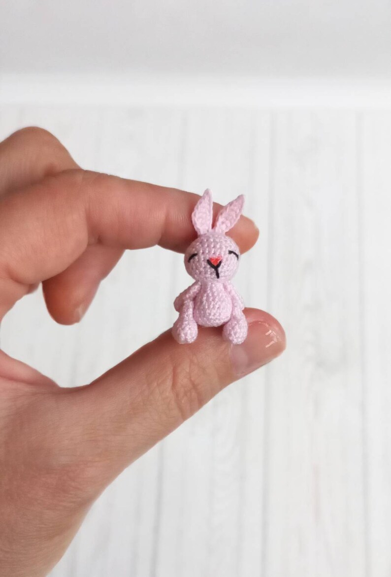 Miniature Bunny Plush Micro Animals Micro Bunny Toy Soft - Etsy