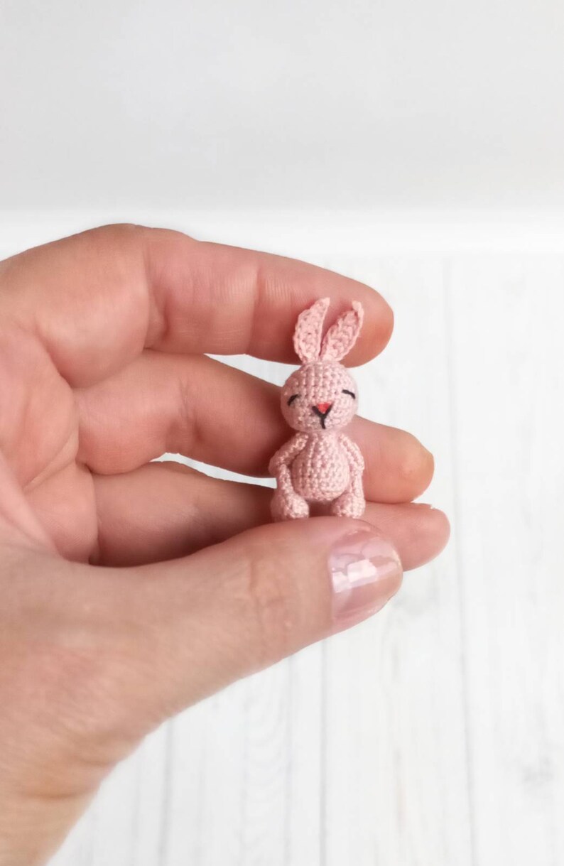 Miniature Bunny Plush Micro Animals Micro Bunny Toy Soft - Etsy