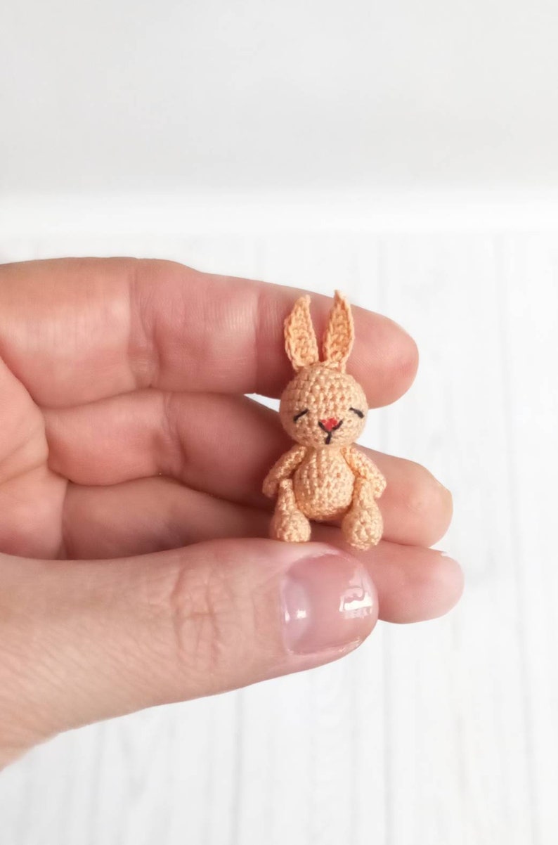 Miniature Bunny Plush Micro Animals Micro Bunny Toy Soft - Etsy