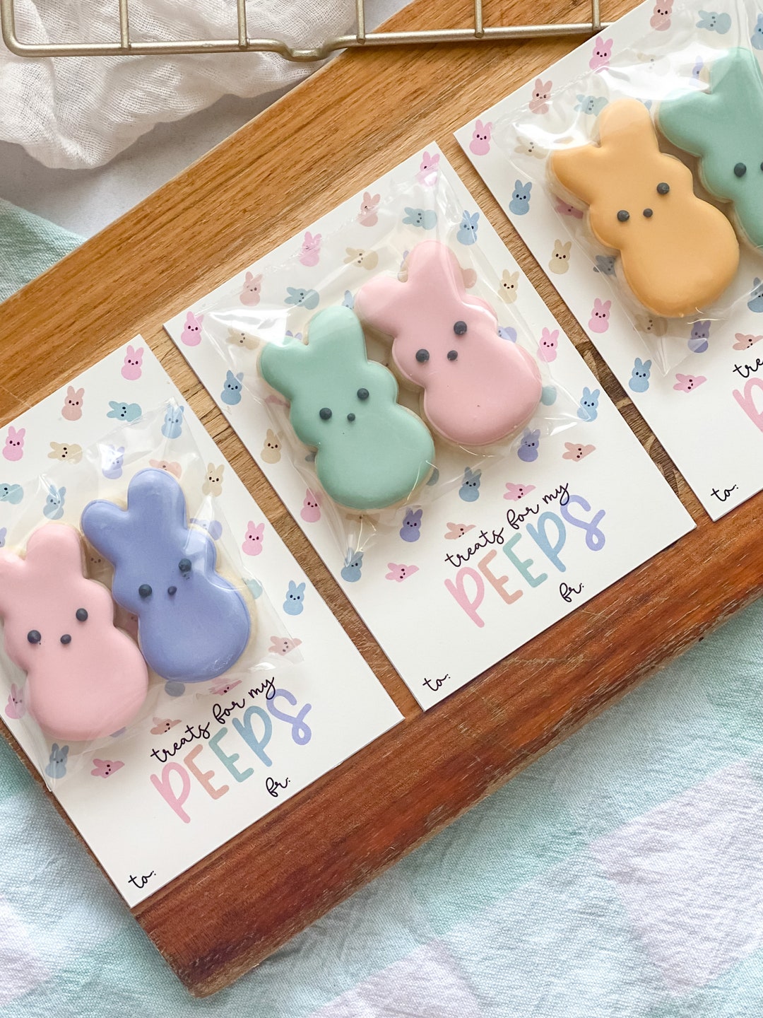Cookie Card – Easter – Mini Cookie – Sugar Cookie – 3.5x5 - Treats for ...
