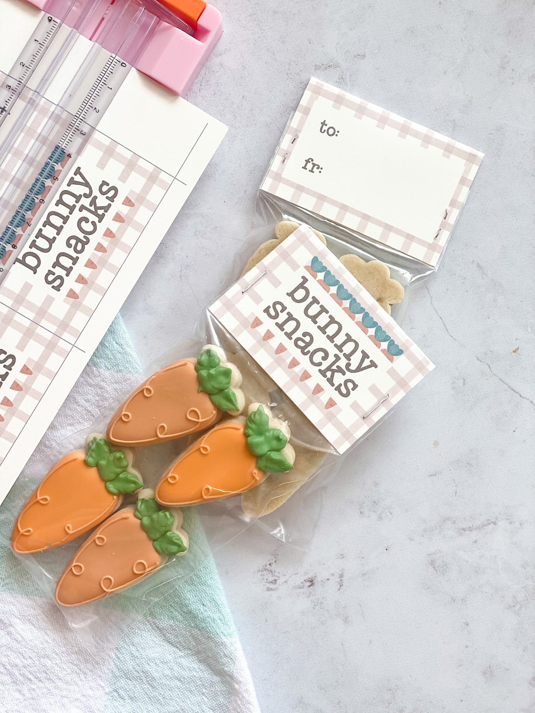 Cookie Bag Topper – Easter – Mini Cookie – Sugar Cookie – 3"x4 ...