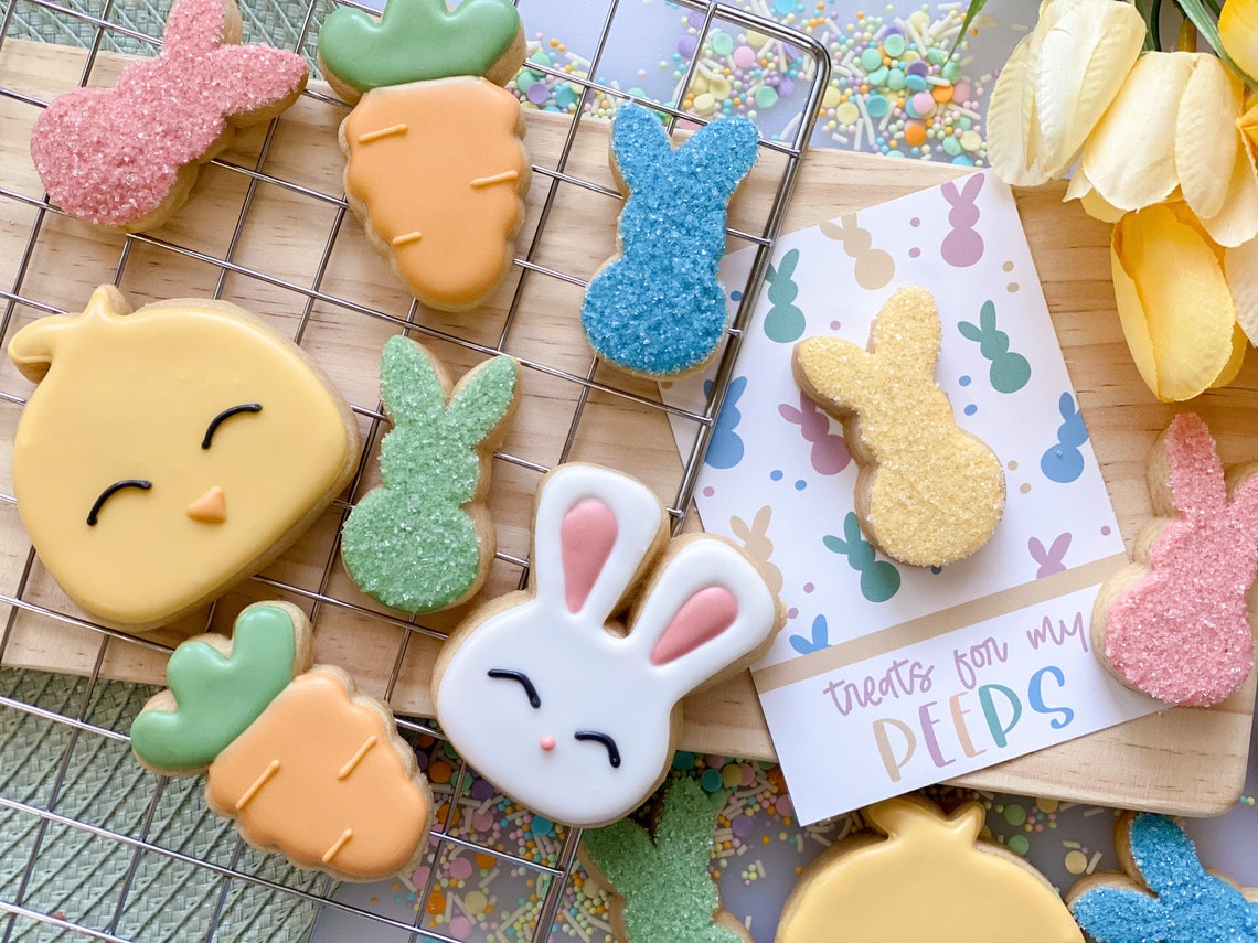 Treats for my Peeps Card 3.5x5 Cookie Card | Etsy