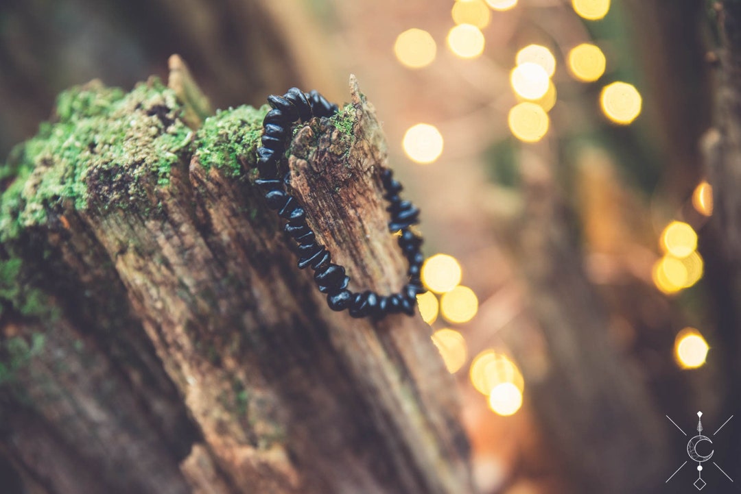 Tourmaline Schörl Splinter Bracelet / Forest Lights Natural Jewelry ...