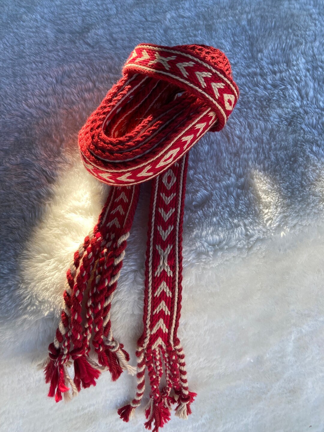 Tablet Woven Belt Cotton Squire Viking Reenactment SCA Larp Renfair ...