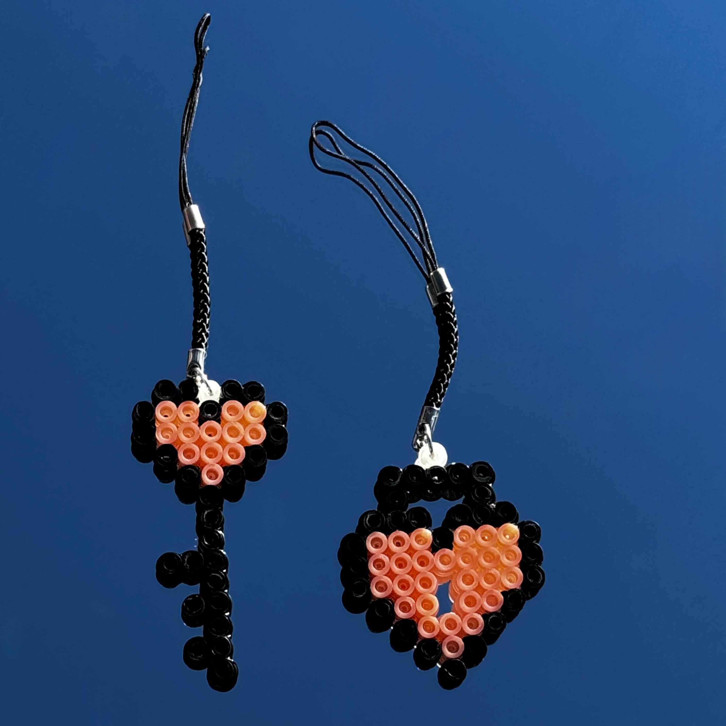 Key and Lock Perler Keychain - Etsy