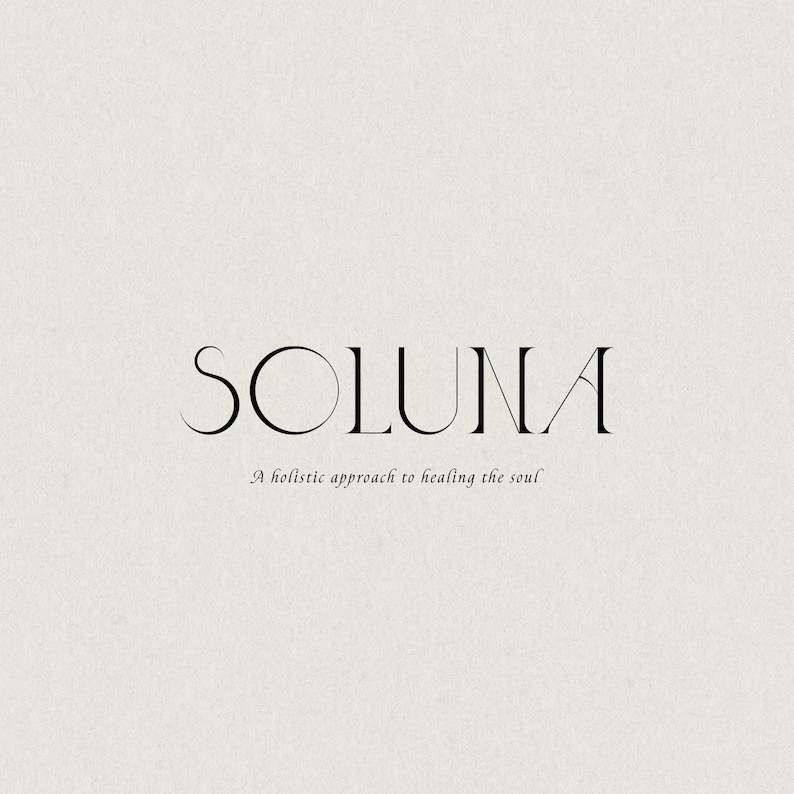 Premade Logo Design - Luxury Branding - Wellness Brand - Chic Logo - Etsy