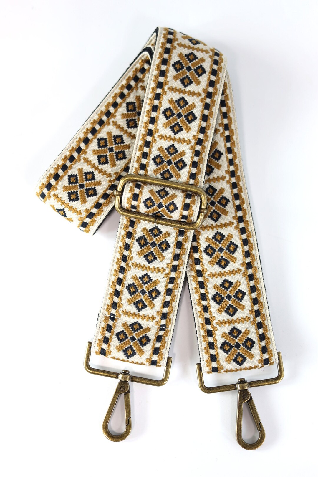 Embroidered Ribbon Crossbody Strap Vintage Style Woven Bag Strap Retro ...