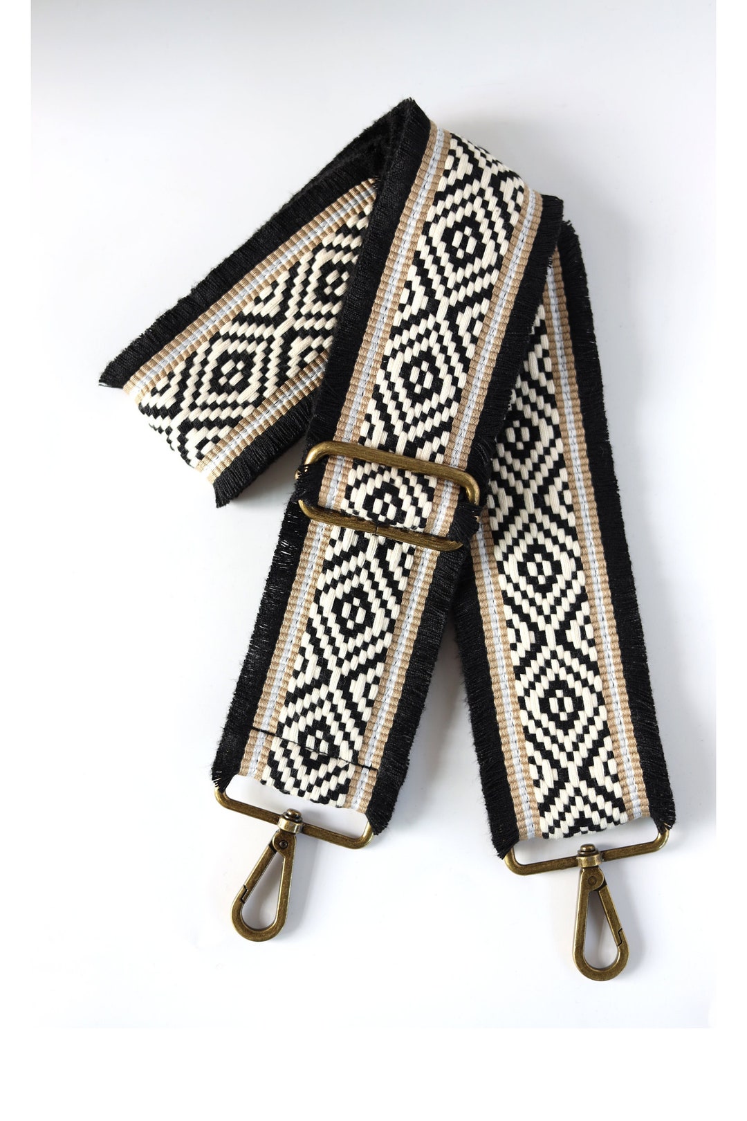 Embroidered Ribbon Crossbody Strap Vintage Style Woven Bag Strap Retro ...
