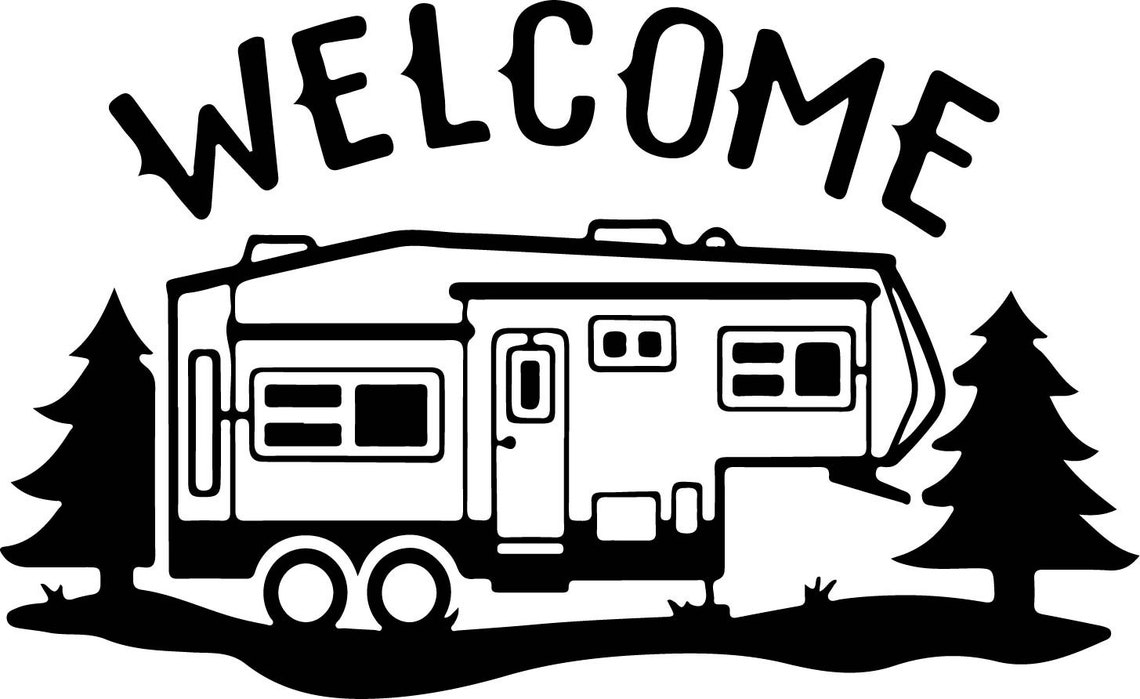 5th Wheel Camper Svgpngjpegepsdxfaipdf | Etsy