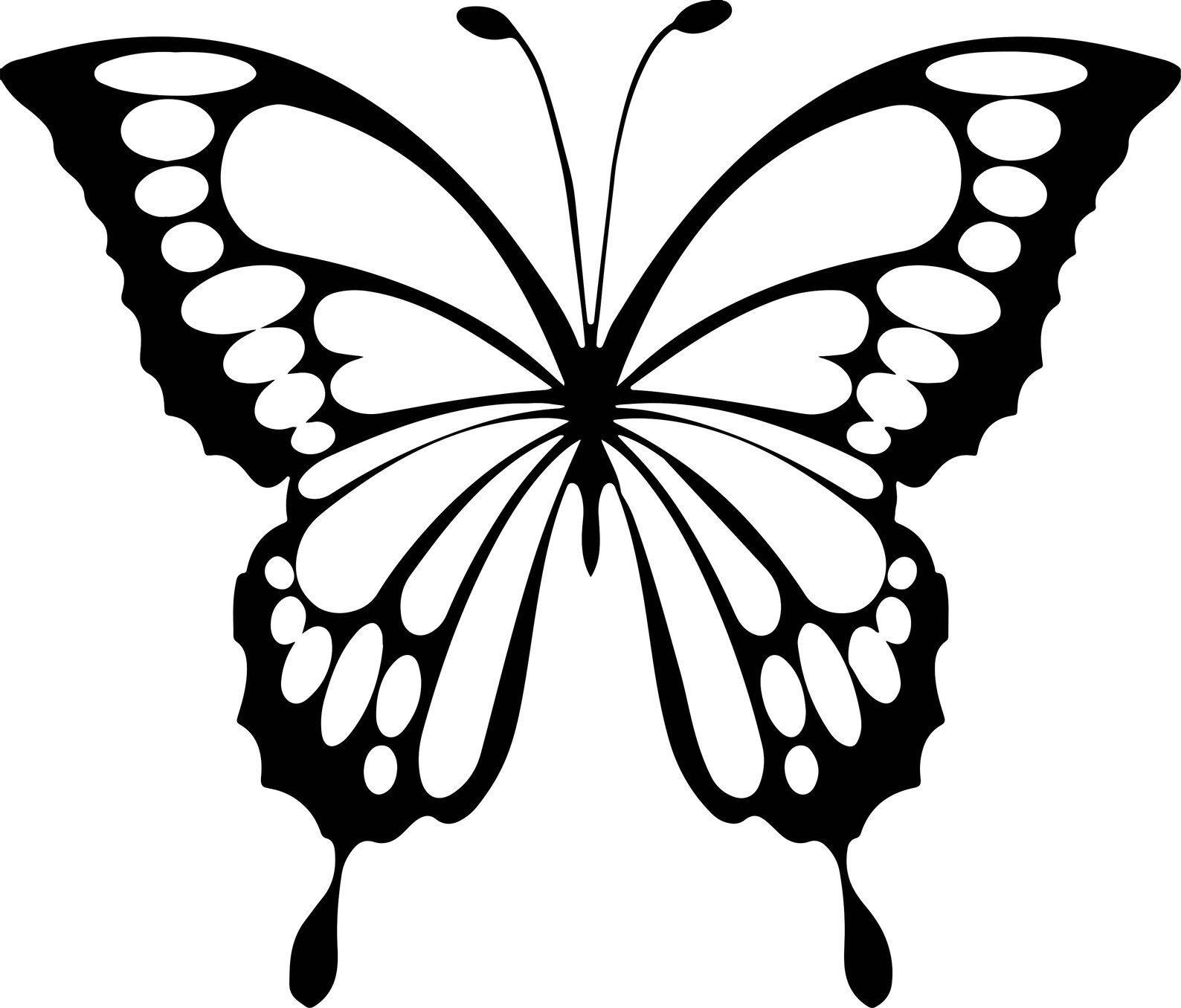 Papillon svg png jpeg eps dxfaipdf | Etsy