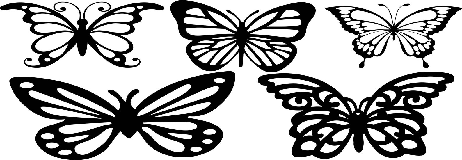 Papillon svg png jpeg eps dxfaipdf | Etsy
